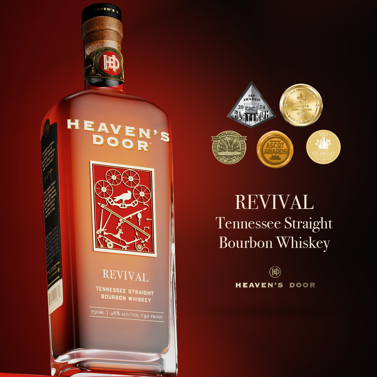 Revival Tennessee Straight Bourbon Whiskey – Heaven's Door